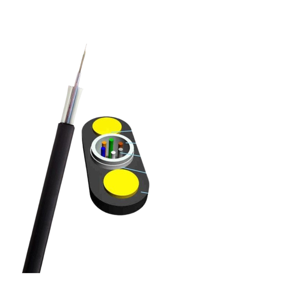 Flat FTTx - 2&4&8&12&24 Fibers – Optic Fiber Cable - Kosprod - Dyçan i ...