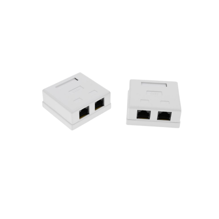 RJ45 Face plate Surface Mount Box/Dual-Port/CAT6/UTP - Kosprod - Dyçan ...