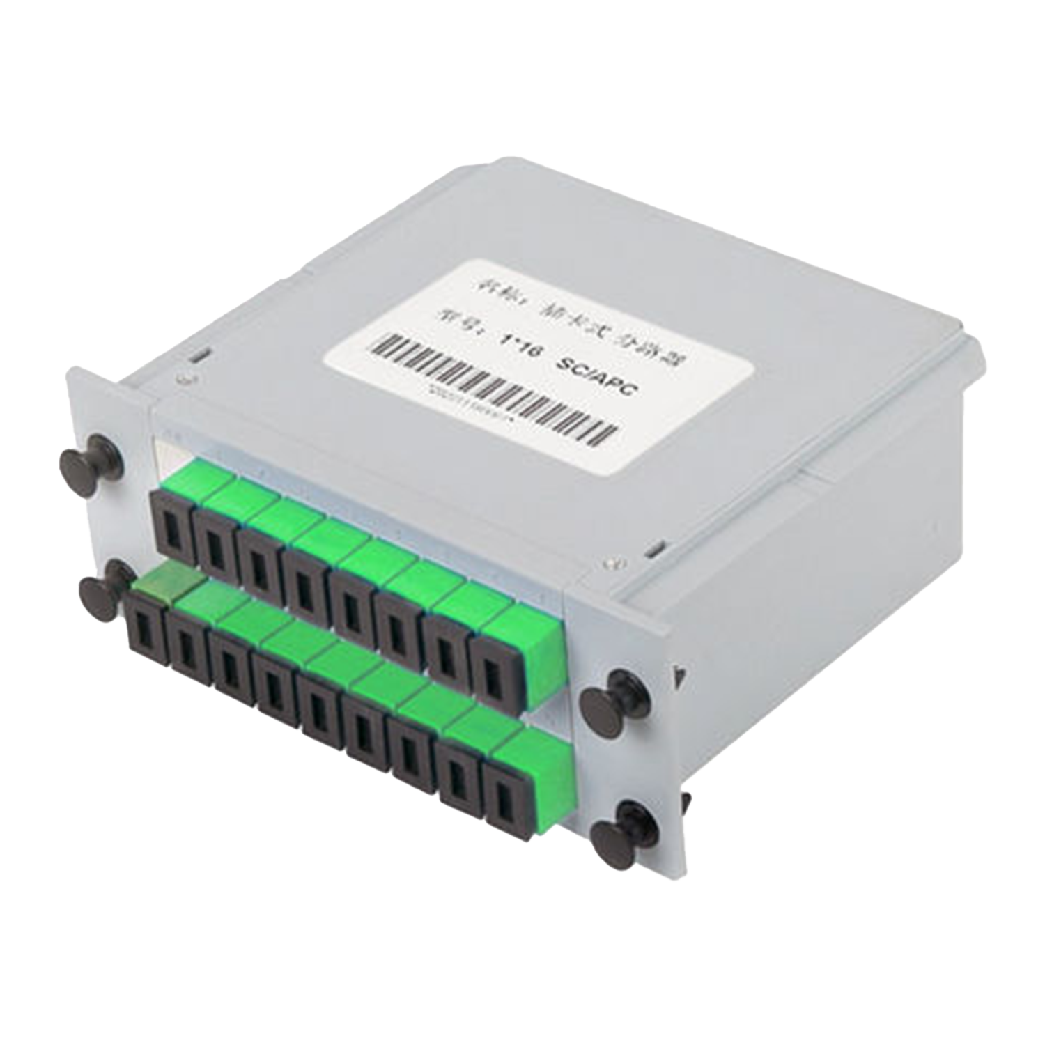 Optical fiber splitter 1x16 with SC/APC LGX card - Kosprod - Dyçan i ...