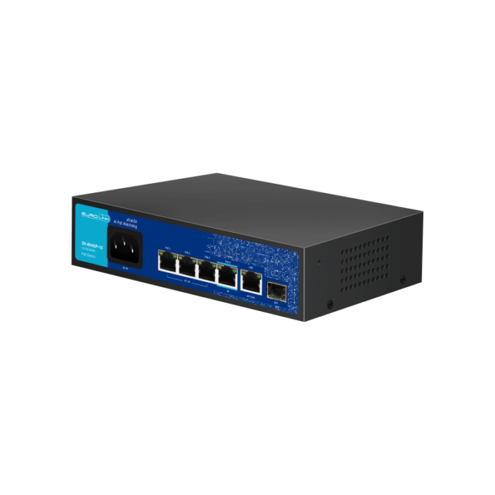 Eurolink Switch EK-L5F-4FP 10/100MBPS AI PoE Switch - Kosprod - Dycan i ...