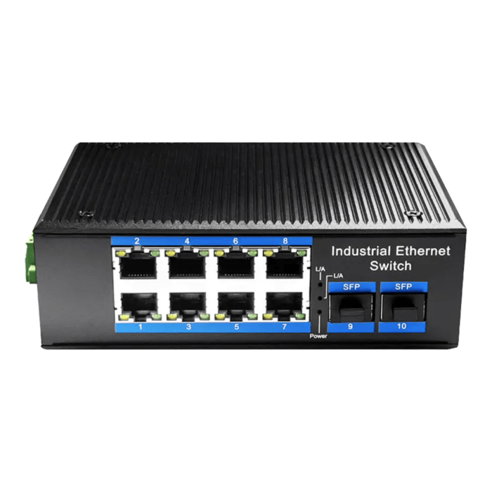 8-Port Industrial PoE+ Switch ( IG1008S2P ) - Kosprod - Dycan i ...