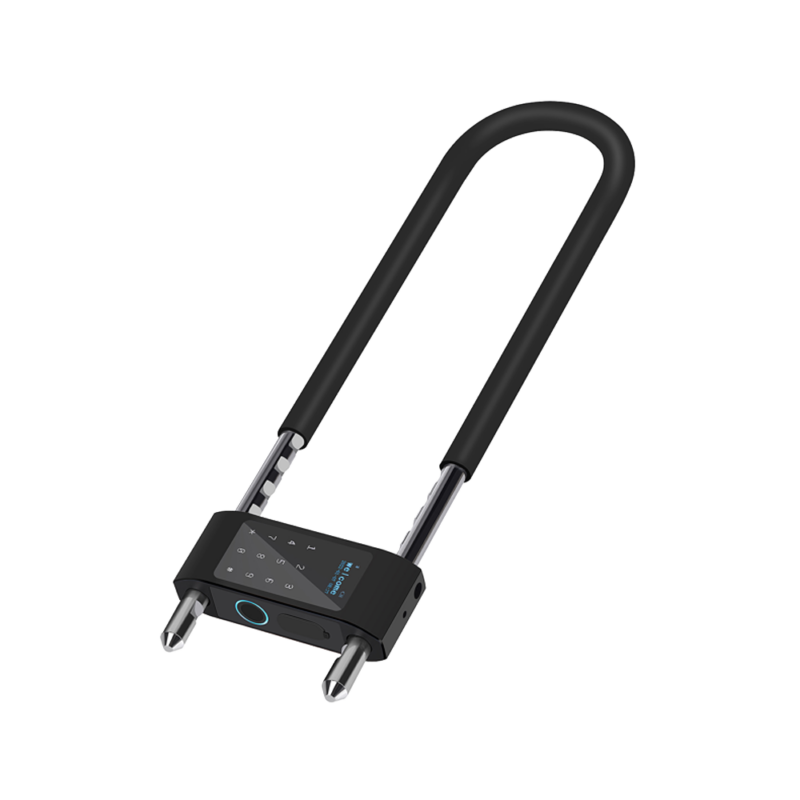 Led display Tuya App Smart U-Shaped Electronic Fingerprint Lock ...
